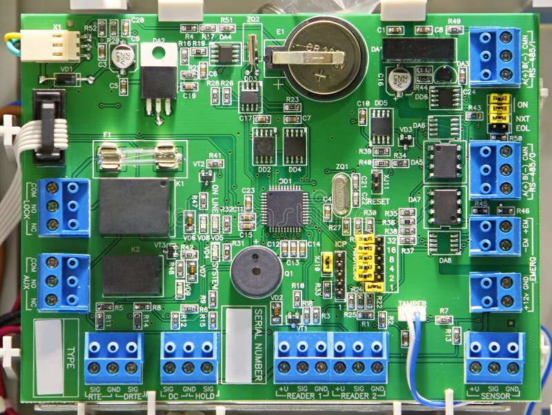 Printed circuit board stock image. Image of data, industry - 50045669