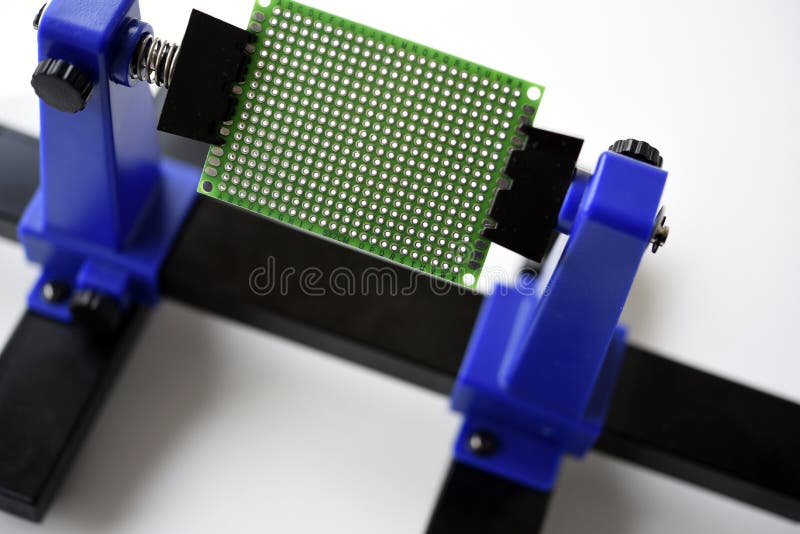 A Printed Circuit Board for Trace Elements. Radio Electronics Stock ...