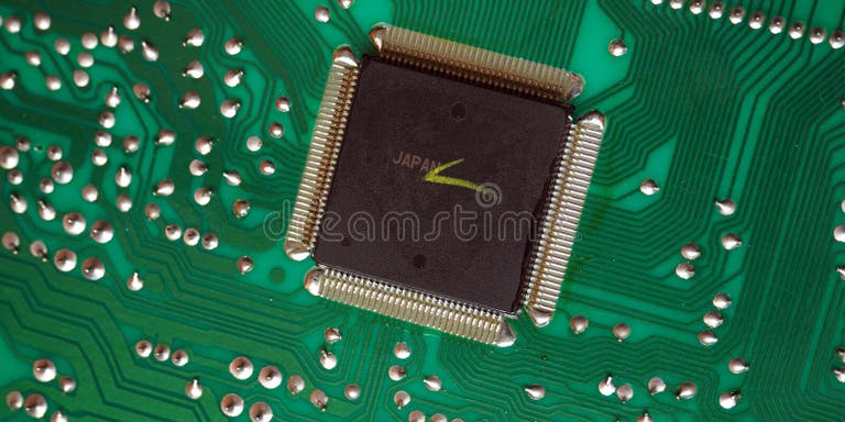 Chip Producing Japan Header Stock Photo - Image of asia, computer ...