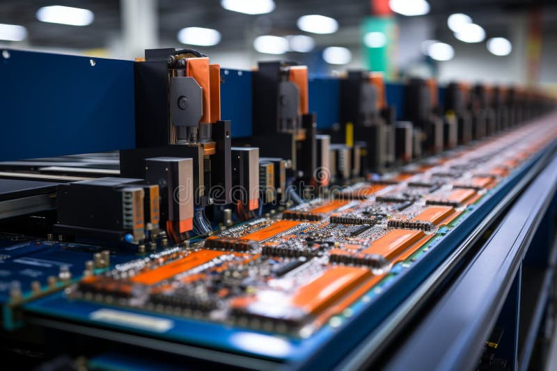 Printed Circuit Board Workshop with Modern Automated Chip Mounter for ...