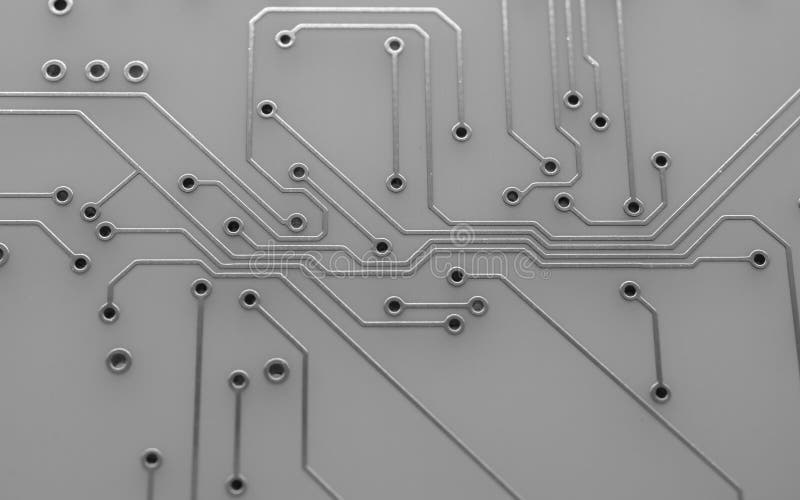 Printed Circuit. Layout of Tracks Stock Photo - Image of computer, blue ...