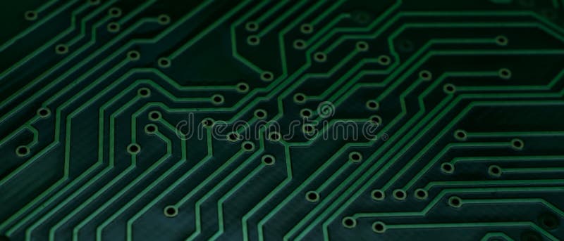 Printed Circuit. Layout of Tracks. PCB Stock Photo - Image of ...