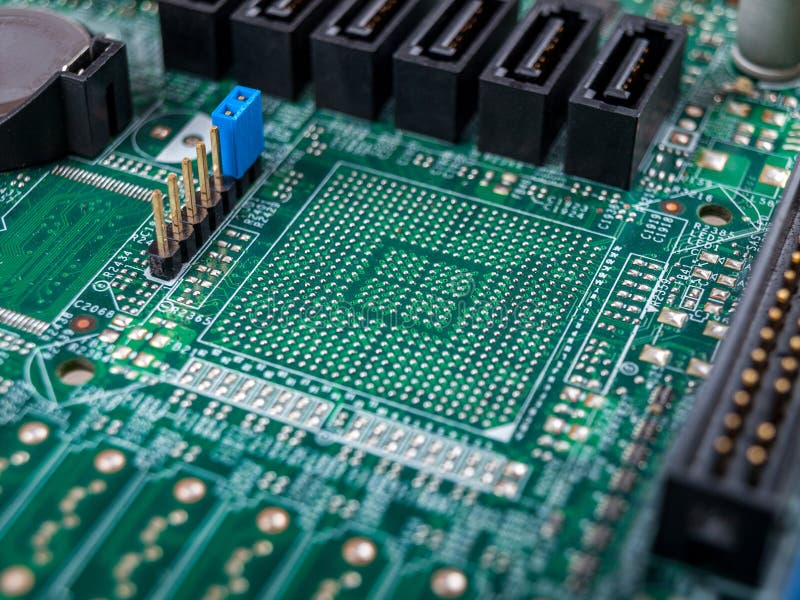 Printed Circuit Motherboard For The Server, Computer Workstation ...