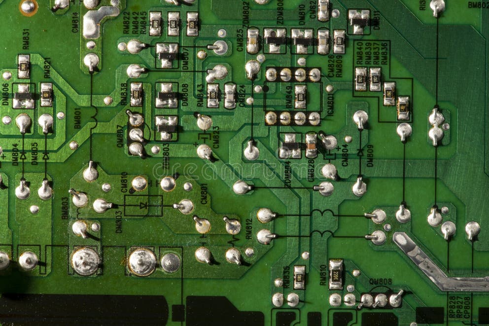 Television circuit board stock image. Image of control - 291698481