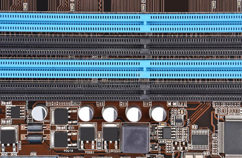 Computer motherboard stock image. Image of microcircuit - 30298989