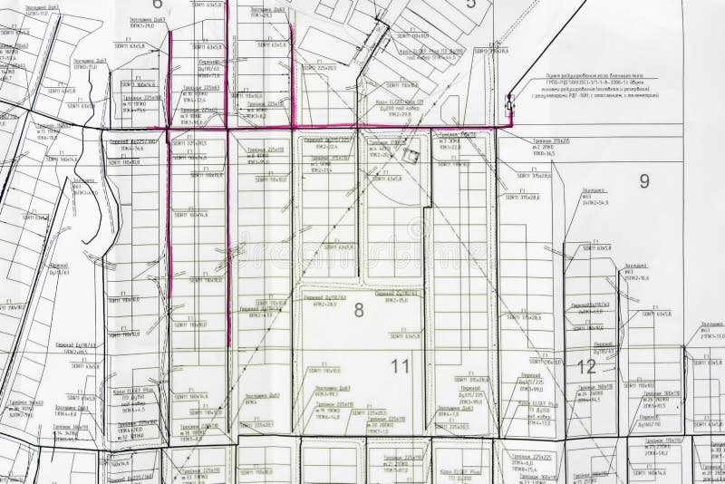 Printed Plan Project for Conducting Engineering Networks of Gas ...
