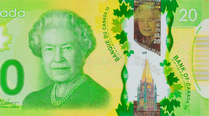 Printed Polymer Banknotes Twenty Dollars Denominations Issued by Bank ...