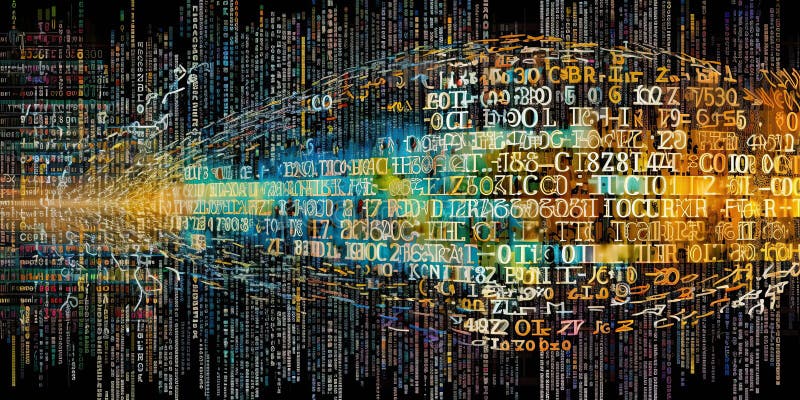 Printed Text Leading To Digital Information Age Galaxy Generative AI ...