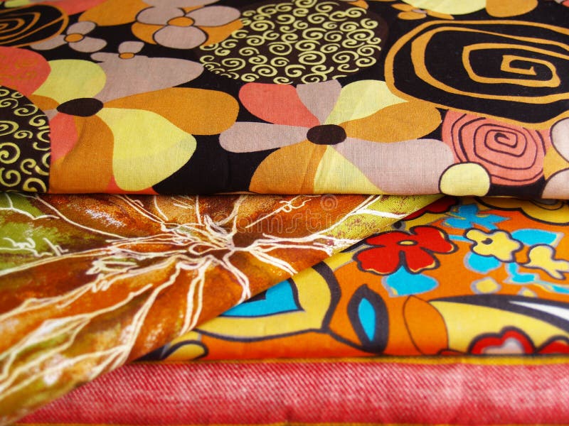 Printed textiles stock photo. Image of reductive, cloth - 3124724