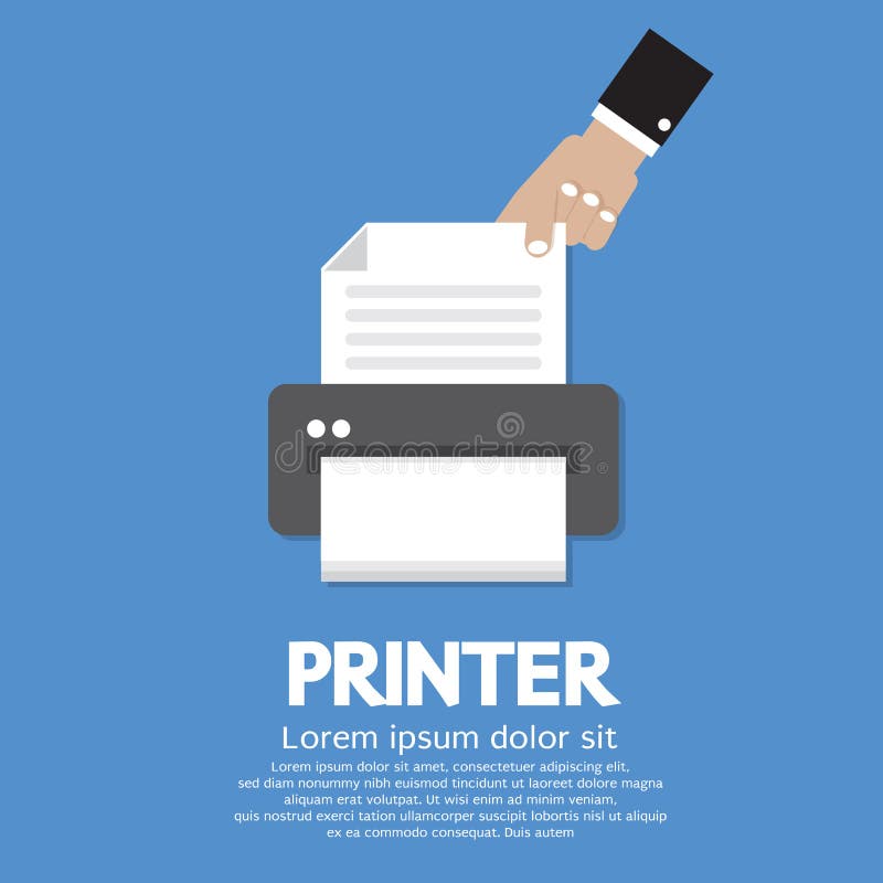 Printing Vector Trendy Banner Stock Vector - Illustration of icons ...