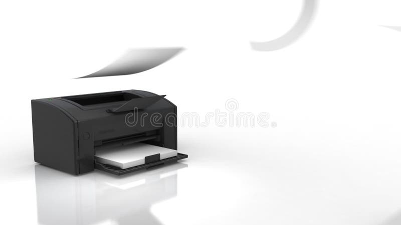 Printer in action stock footage. Video of document, technology - 79259146