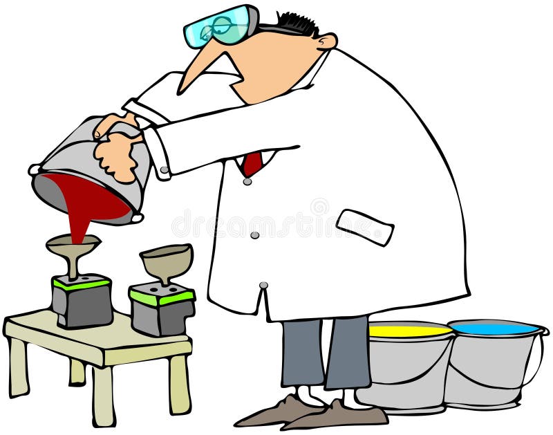 Printer Cartridge Refill stock illustration. Illustration of bucket ...