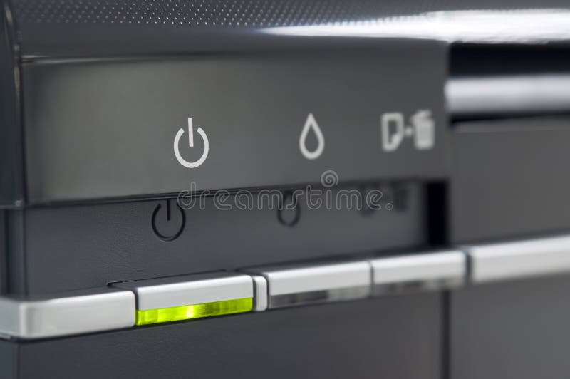 Printer control panel stock photo. Image of macro, office - 19534244