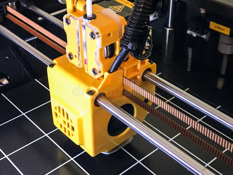 Printer 3d Device with Numerically Controlled Machine,creates Models a ...