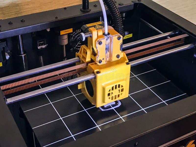 Printer 3d Device with Numerically Controlled Machine,creates Models a ...