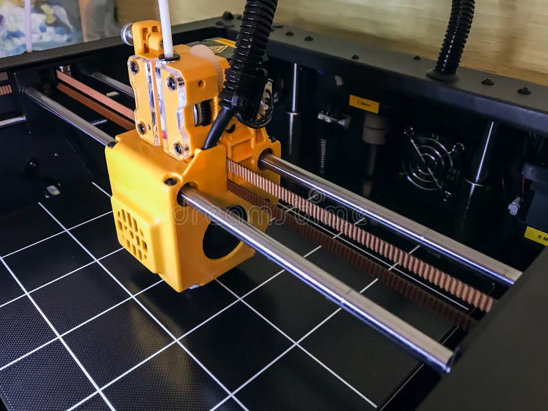 Printer 3d Device with Numerically Controlled Machine,creates Models a ...