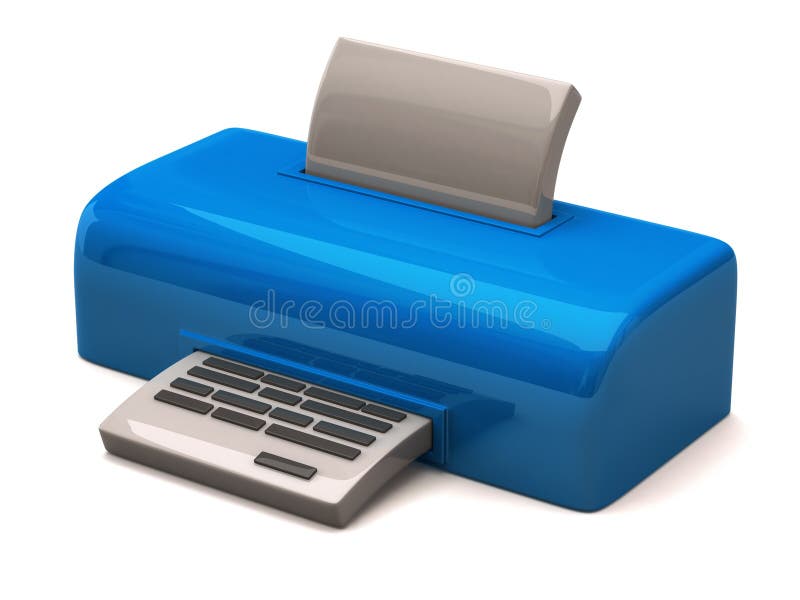 Printer stock illustration. Illustration of corporate - 33592045