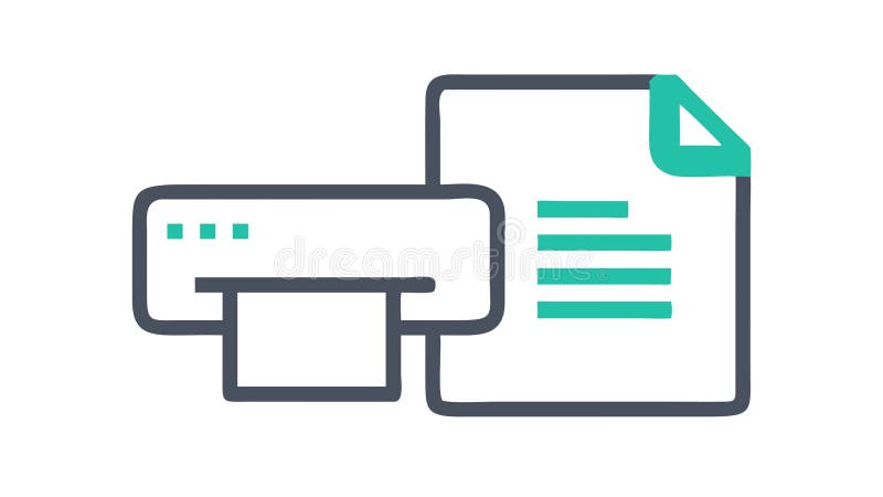 Document Paper Tray Icon Stock Illustrations – 536 Document Paper Tray ...