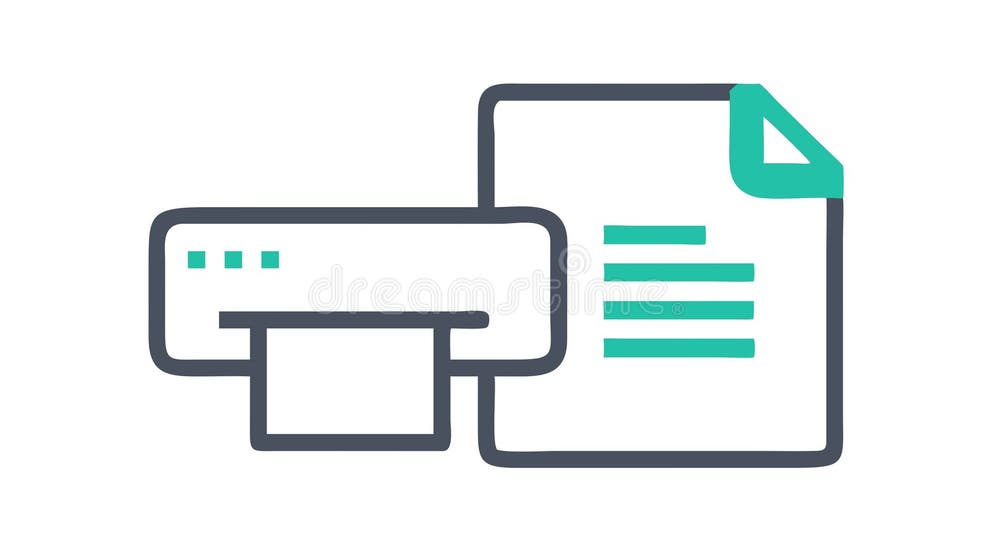 Document Paper Tray Icon Stock Illustrations – 536 Document Paper Tray ...