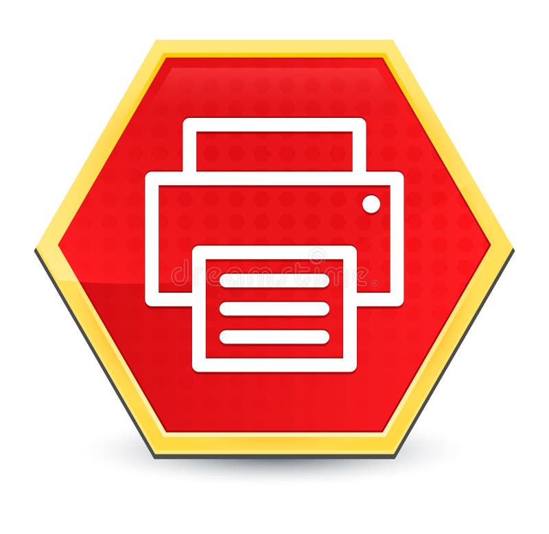 Printer Icon Colorful Paint Abstract Background Brush Strokes ...