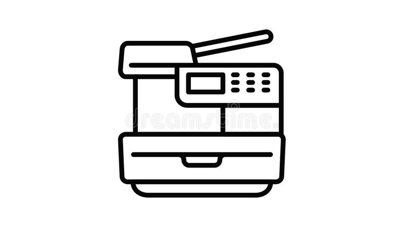 Printer Icon Animation for Video Motion Graphics Stock Footage - Video ...