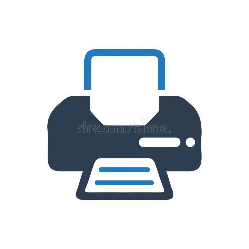 Printer icon stock vector. Illustration of office, icon - 244537529