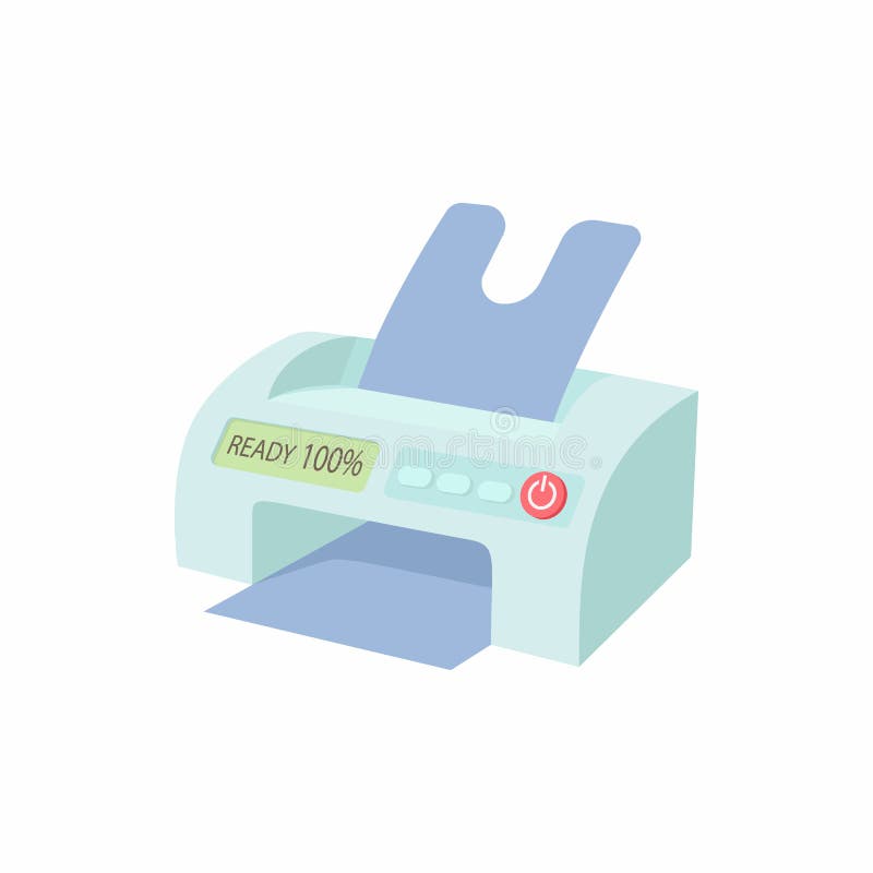 Cartoon Printer Card Stock Illustrations – 218 Cartoon Printer Card ...