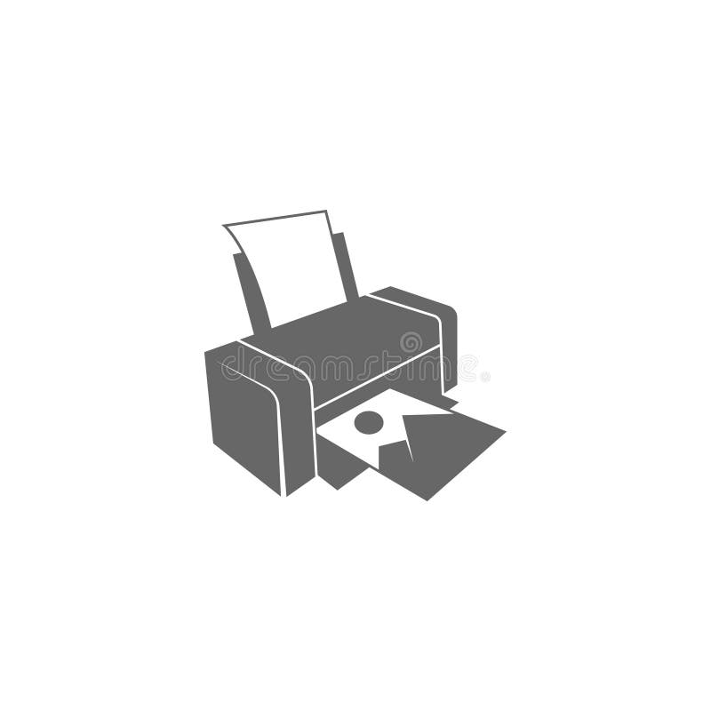 Printer Icon Design Illustration Stock Vector - Illustration of vector ...