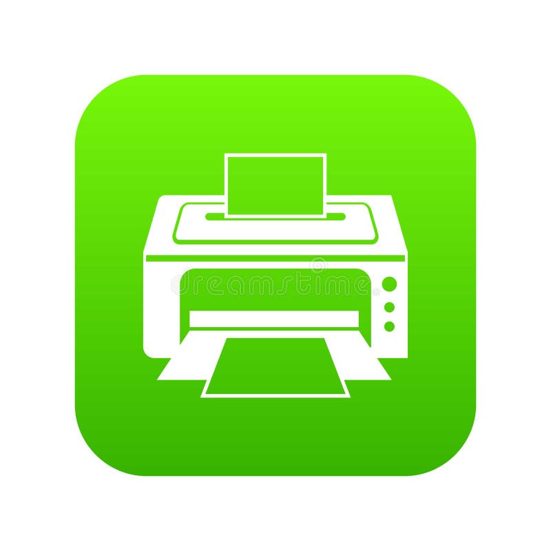 Green Icon Printer Stock Illustrations – 1,270 Green Icon Printer Stock ...