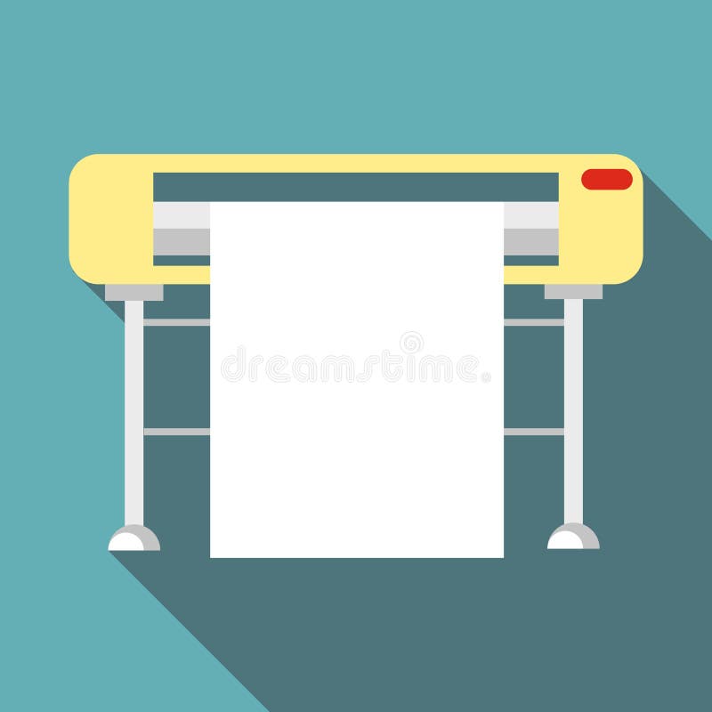 Office Xerox Printer Icon, Outline Style Stock Vector - Illustration of ...