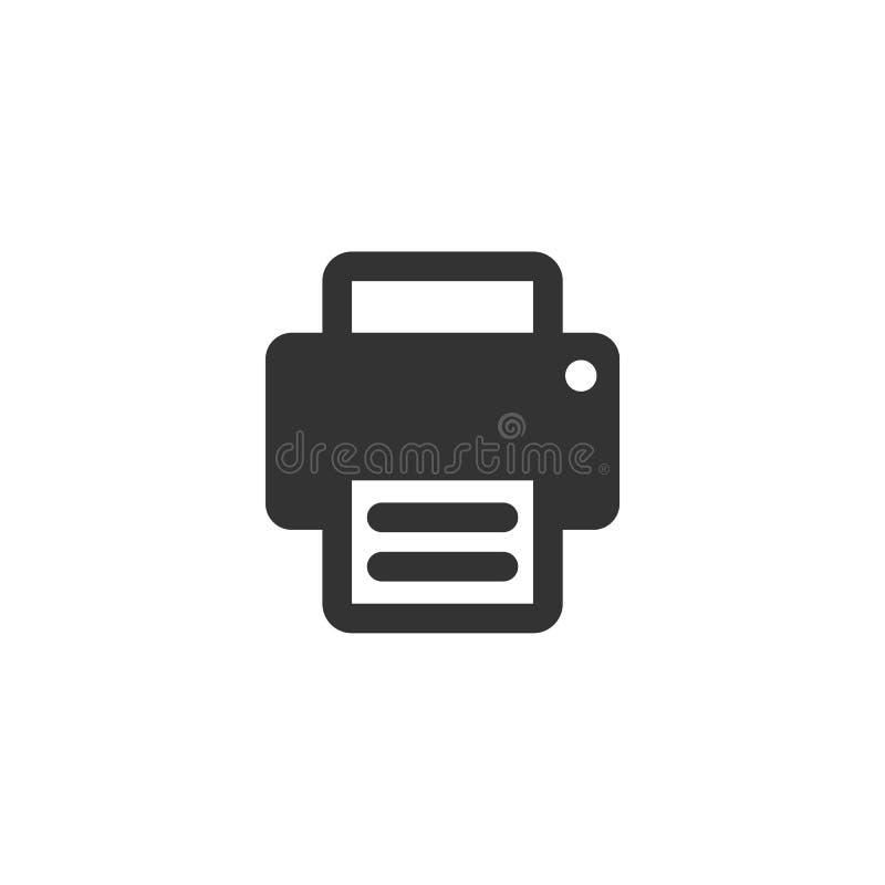 Printer Icon Logo Template Illustration Design. Vector EPS 10 Stock ...