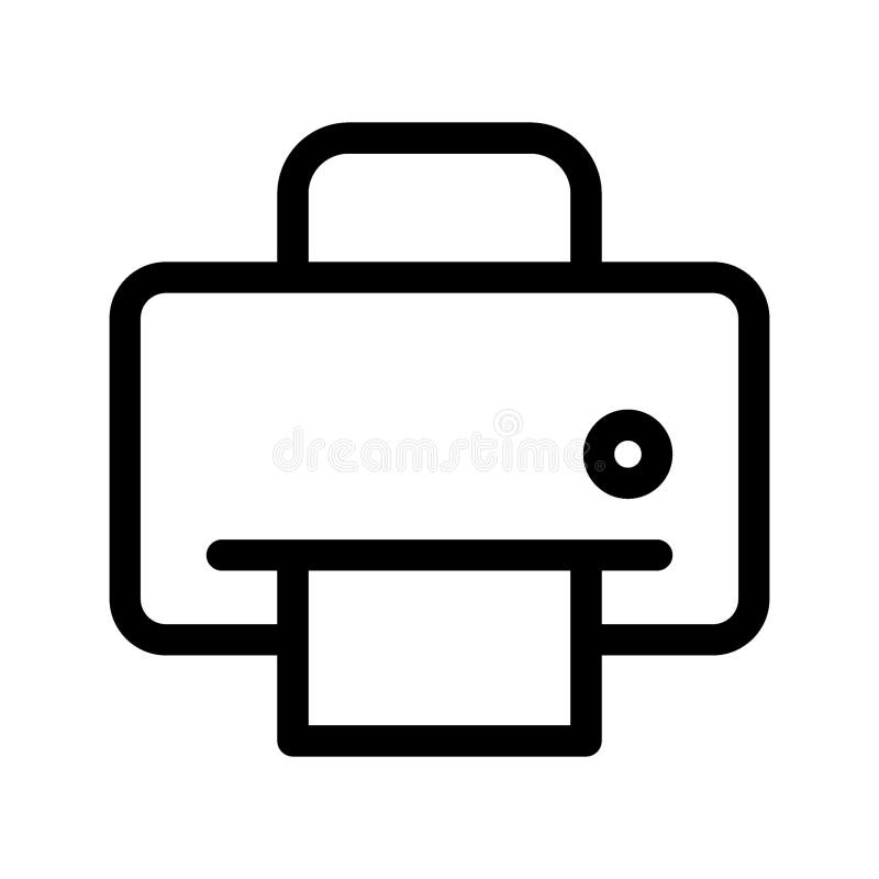 Printer Icon Vector Symbol Design Illustration Stock Vector ...