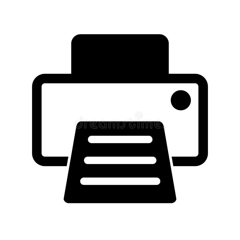 Printer icon stock vector. Illustration of technology - 304196338