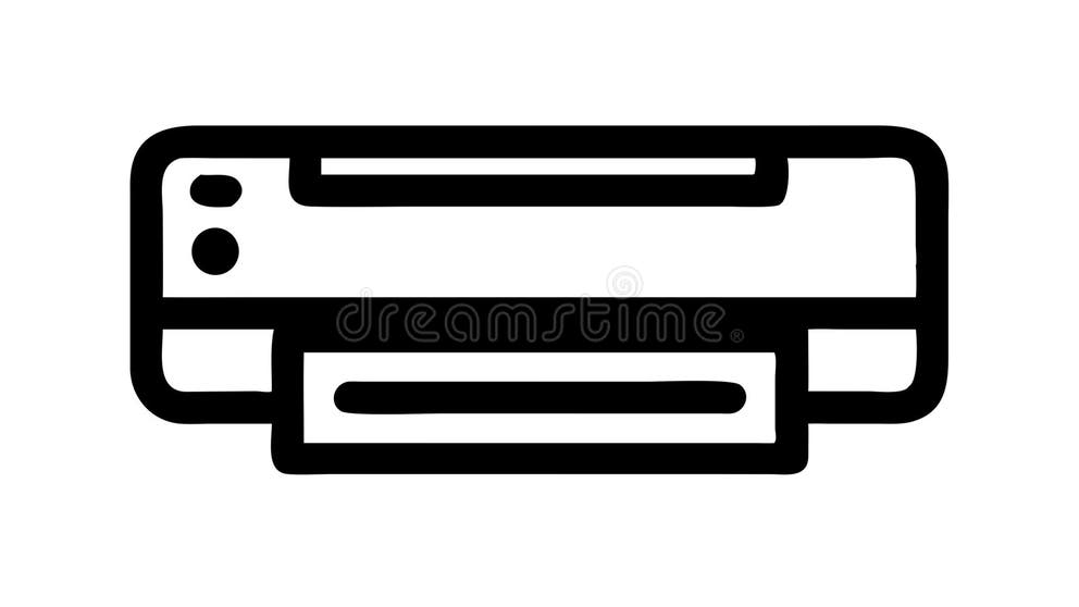 Printer Icon. Printing, Document Output, Office Device, Vector Design ...