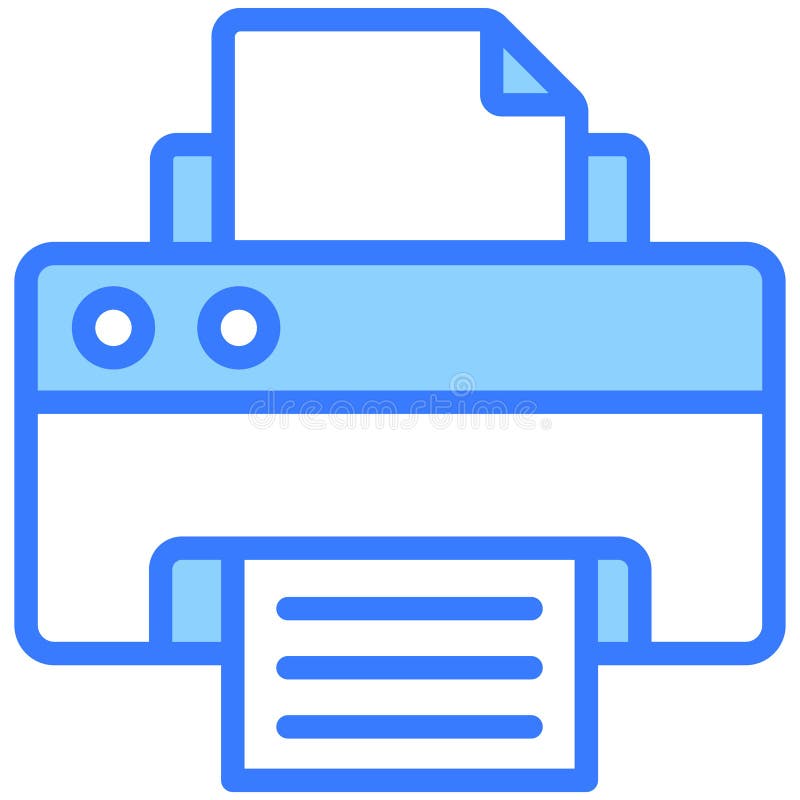 Printer Icon. User Interface Vector Illustration, As a Simple Vector ...