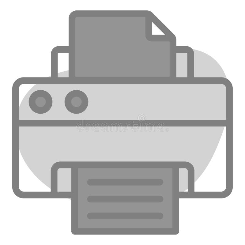 Printer Icon. User Interface Vector Illustration, As a Simple Vector ...
