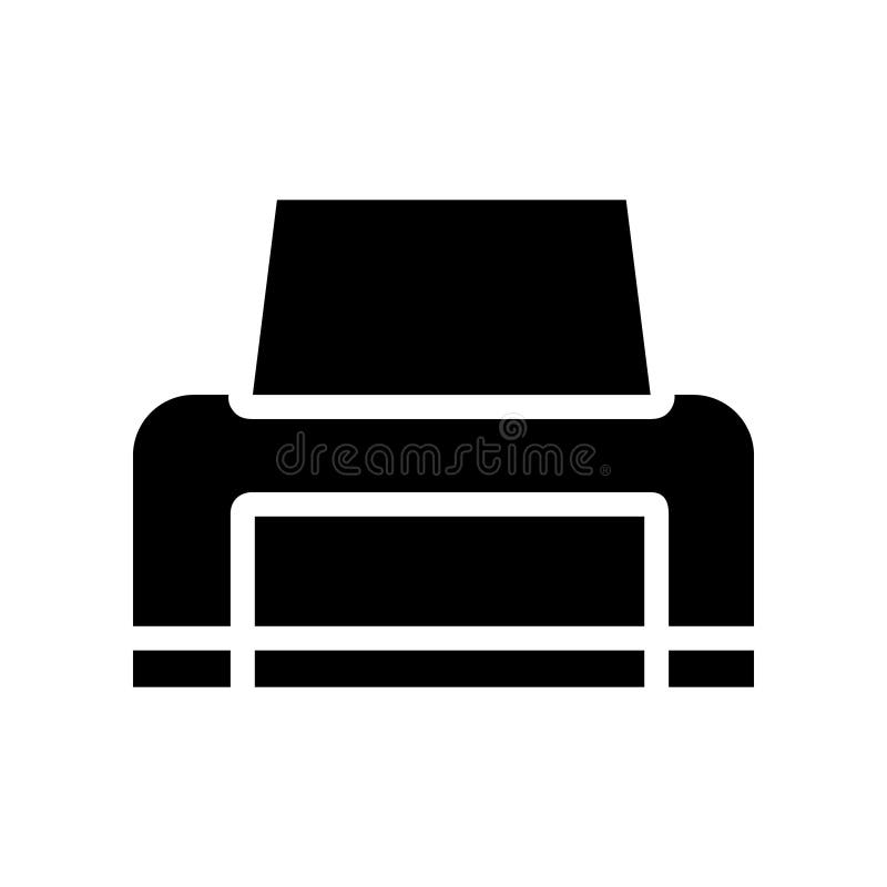 Printer Icon Vector. Copy Machine Illustration Sign. Fax Symbol Stock ...