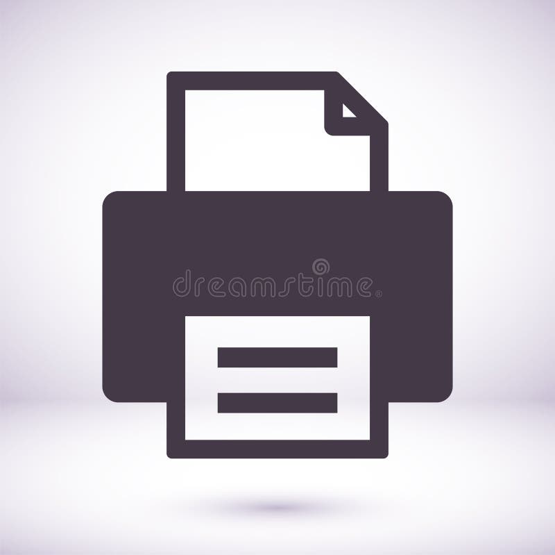 Printer . Printer Icon . Printer Vector . Printer Flat Design JPG ...