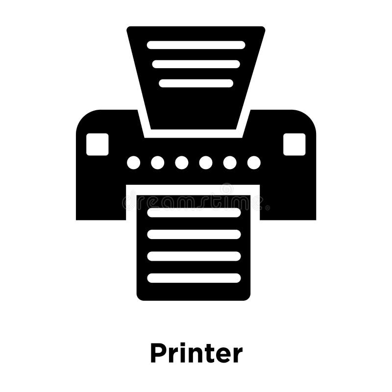 Printer Concept Vector Linear Icon Isolated on Transparent Background ...