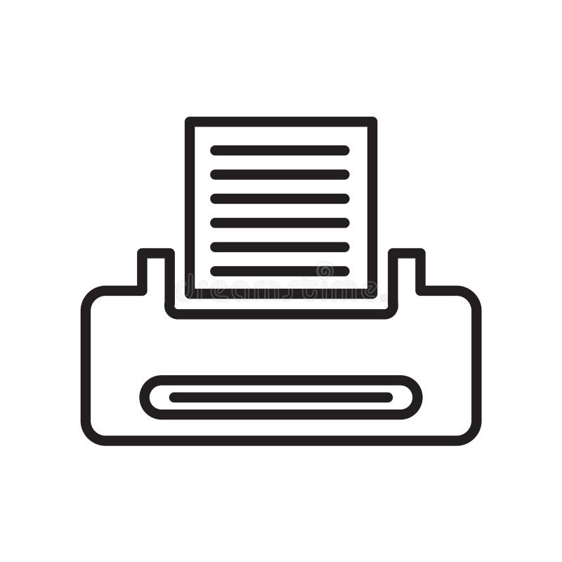 3d Printer Icon Vector Sign and Symbol Isolated on White Background, 3d ...