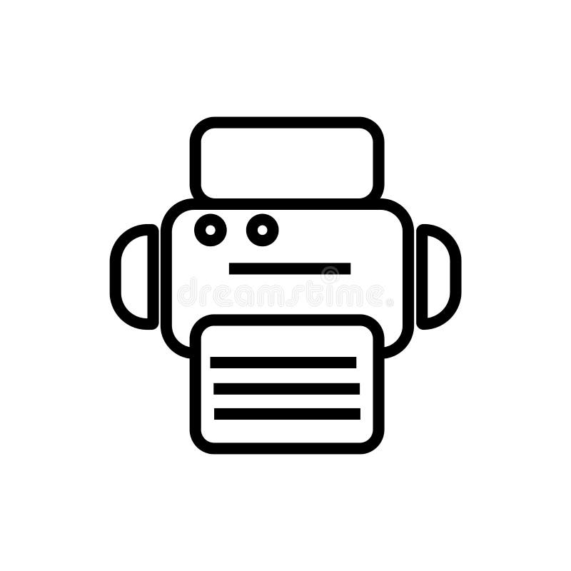 Printer Vector Icon Isolated on Transparent Background, Printer Stock ...