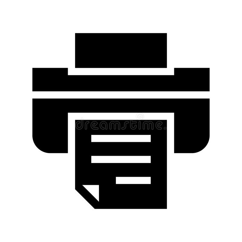 Printer Icon Vector Symbol Design Illustration Stock Vector ...