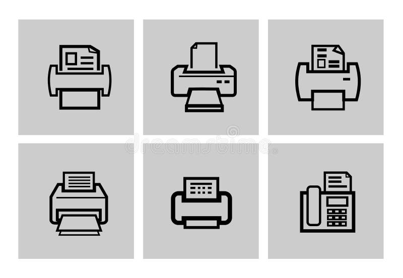 Vector Detailed Computer Parts Icon Set. Part 4 Stock Vector ...