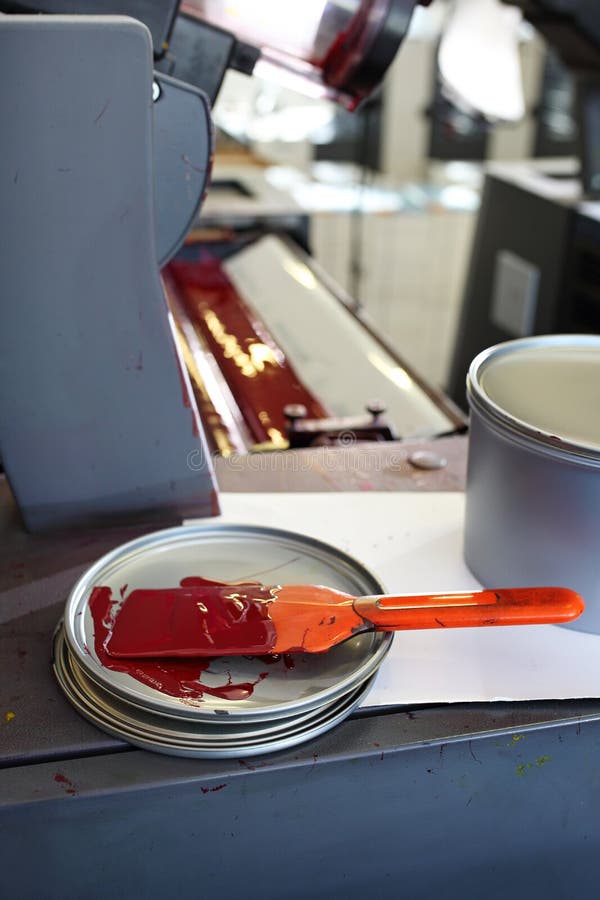 Printer Ink. a Can of Printing Ink Stock Image - Image of manufacture ...