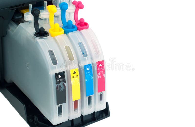 Printer ink cartridges stock photo. Image of printer - 27955158