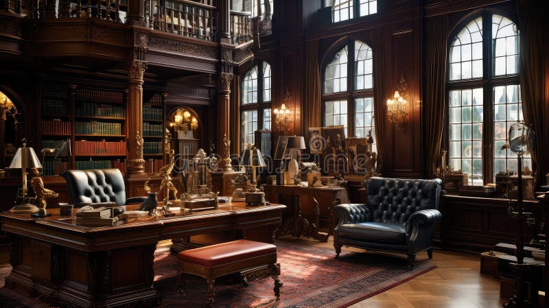 Printer Interior Office Building Stock Illustration - Illustration of ...