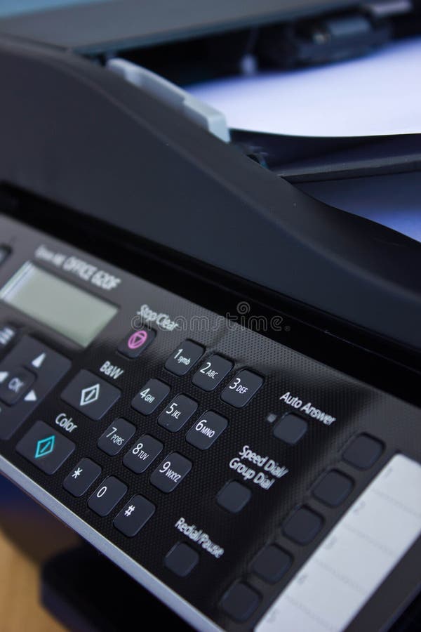 Fax printer stock image. Image of photocopier, device - 4901953