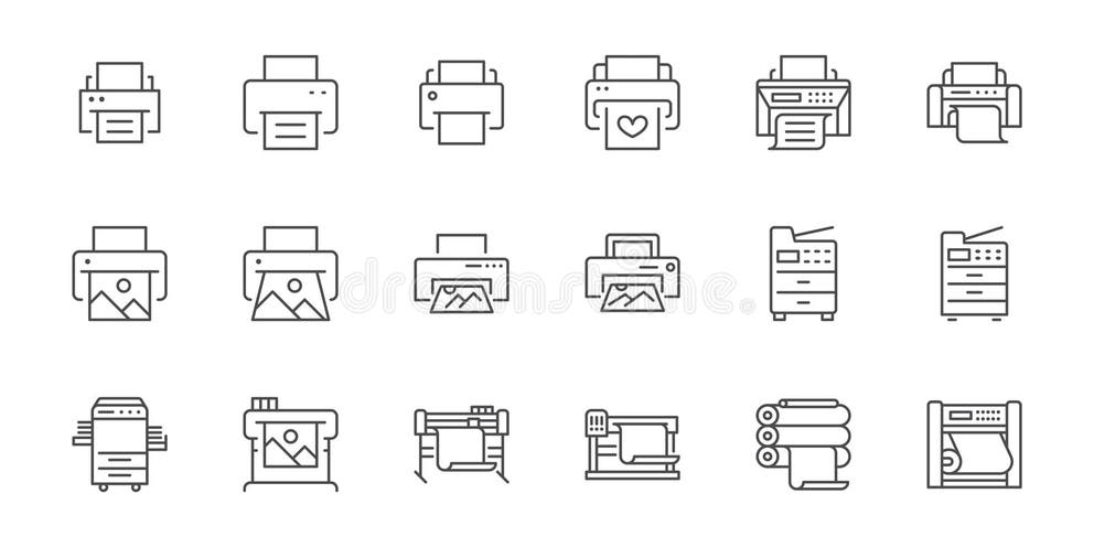 Large Print Icon Stock Illustrations – 9,920 Large Print Icon Stock ...