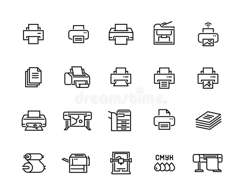 Printer Symbols Stock Illustrations – 3,876 Printer Symbols Stock ...