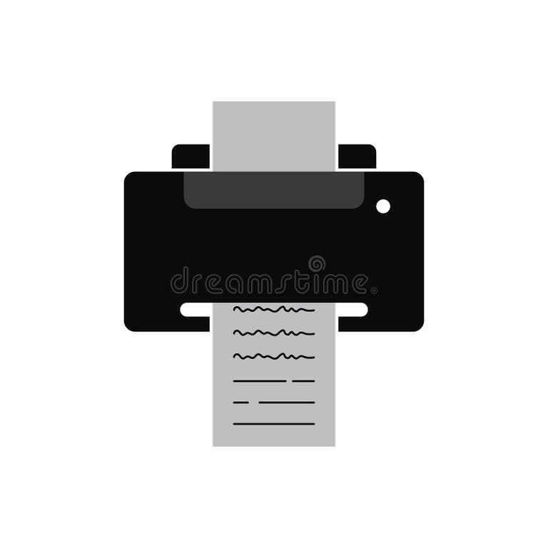 Printer logo vector stock illustration. Illustration of graphic - 329710776